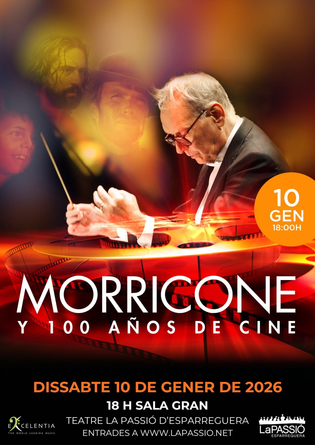 10 de gener “Morricone y 100 Años de Cine “ | La Passió d'Esparreguera